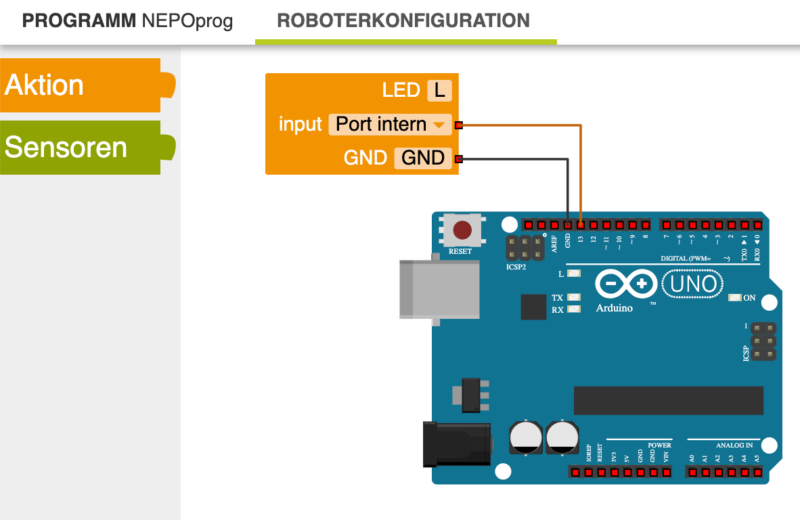 Arduino programmieren mit Open Roberta | InfoLab Saar