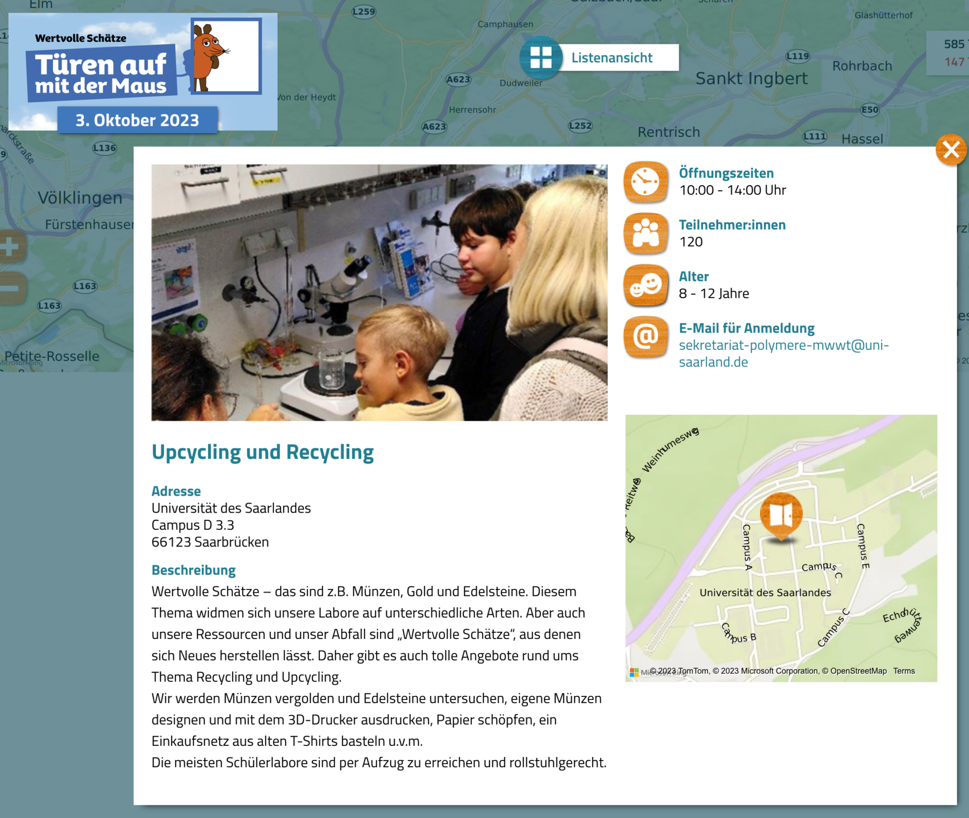 InfoLab Saar | Schülerlabor Informatik an der Universität des Saarlandes